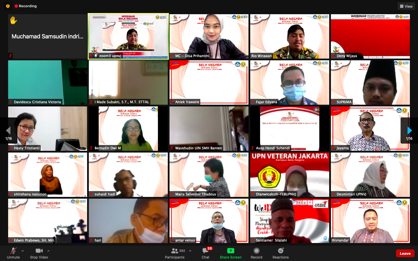 Anter Venus Berbicara Mengenai Kegelisahan UPNVJ Terkait Hiruk Pikuk ...